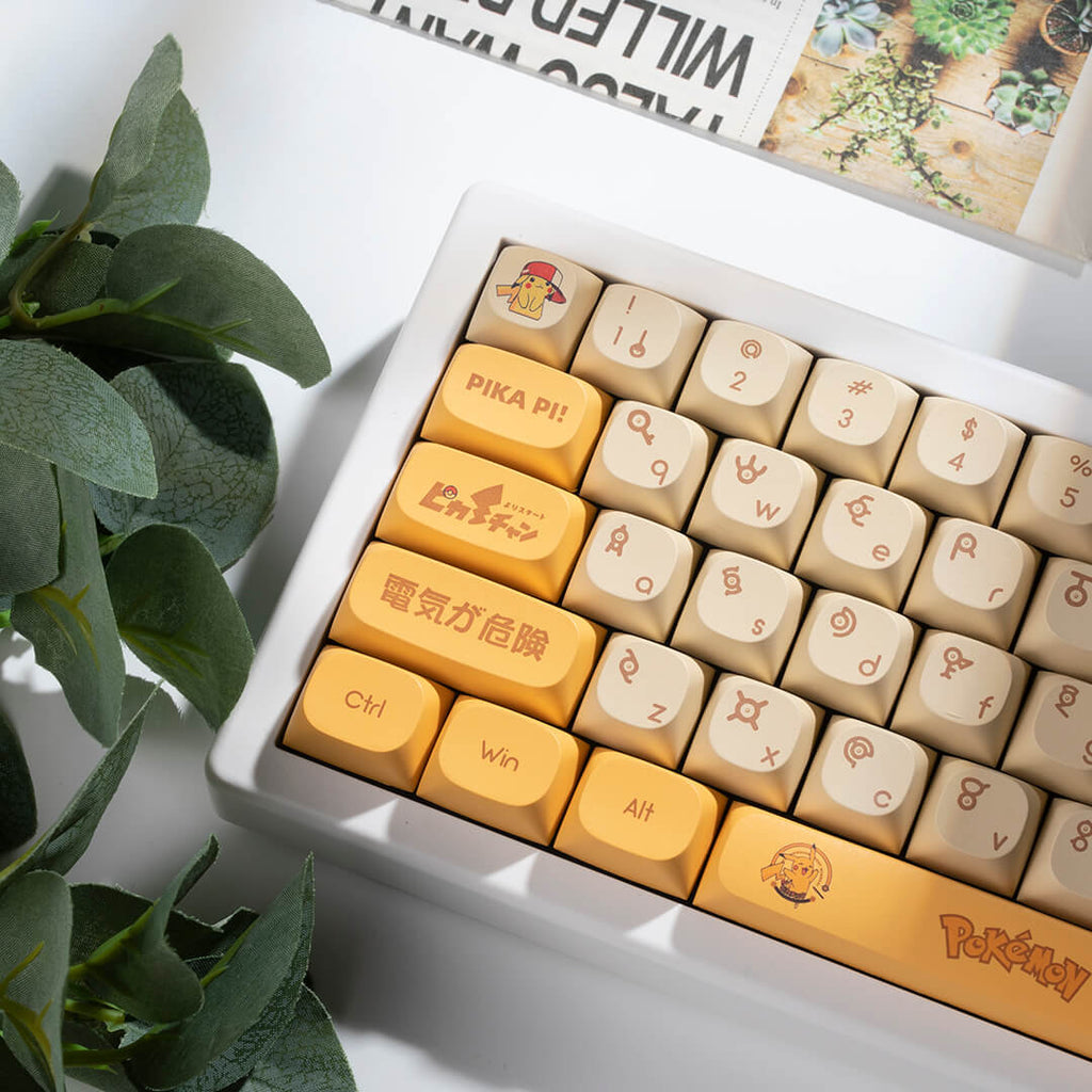 130 pcs Pokemon Keycap Set,MA Profile | DeskTheme