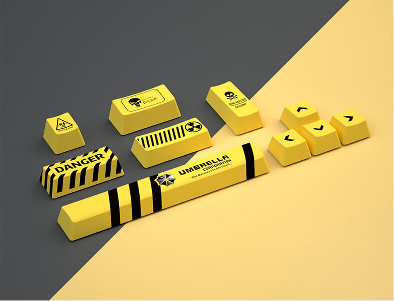 Resident Evil Keycaps, OEM Profile | DeskTheme