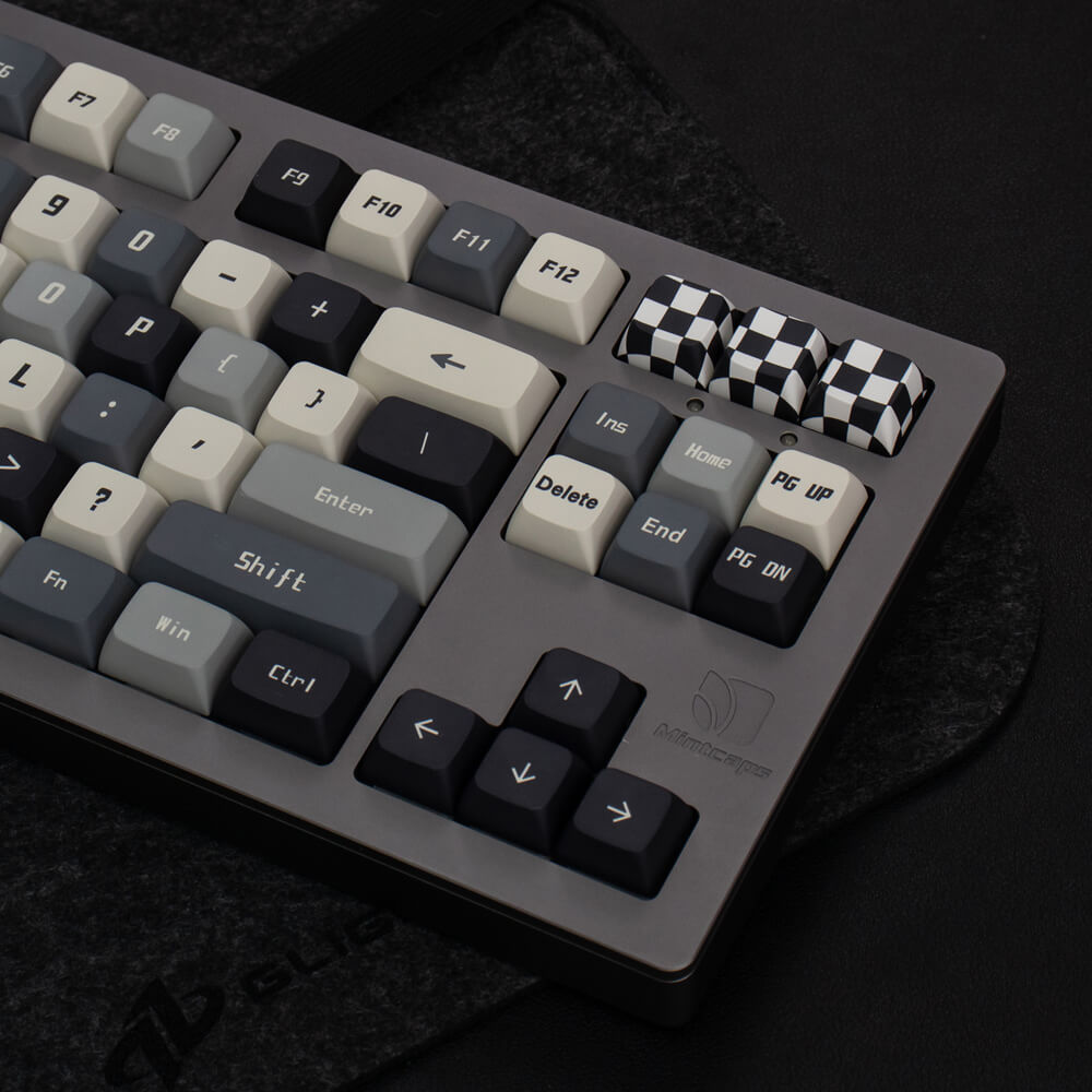 133 pcs Grid Keycap Set，XDA Profile | DeskTheme