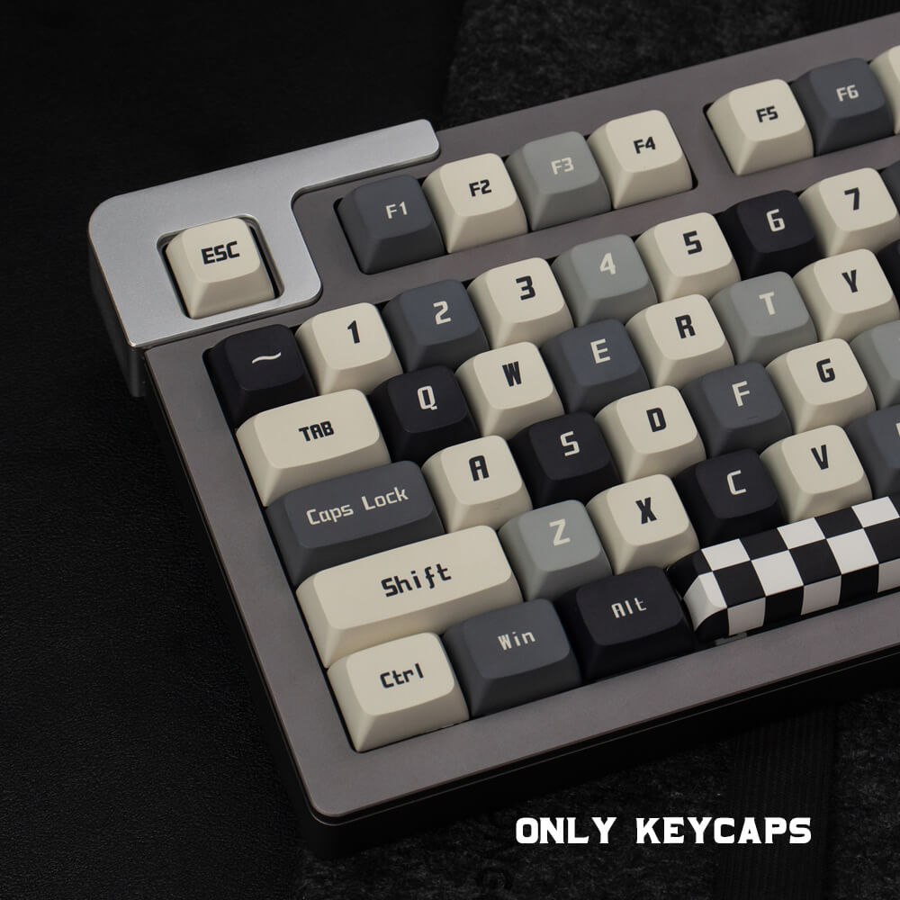133 pcs Grid Keycap Set，XDA Profile | DeskTheme
