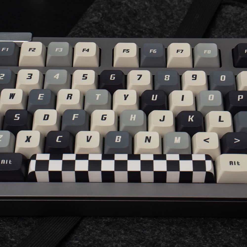 133 pcs Grid Keycap Set，XDA Profile | DeskTheme