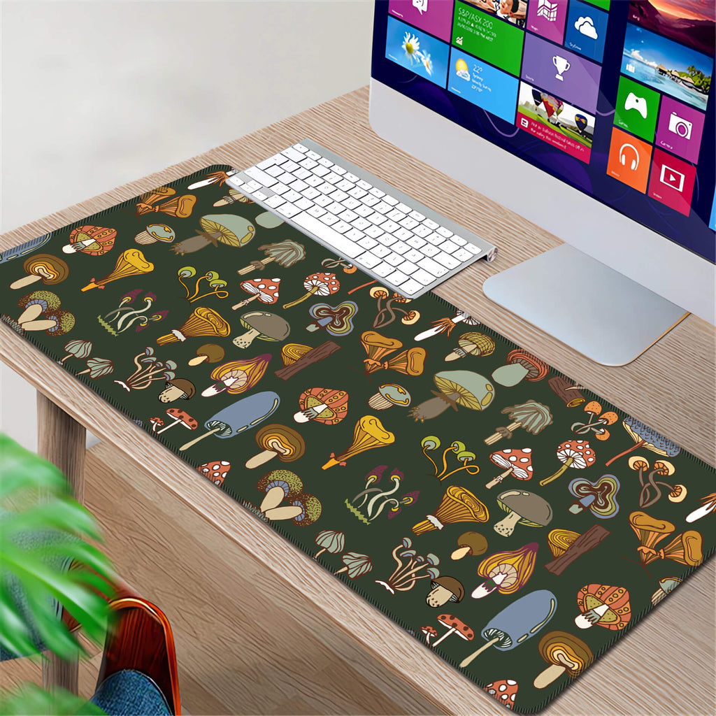 Botanical Art Nouveau Desk Mat Cute Desk Mat,Floral cottagecore Cute ...