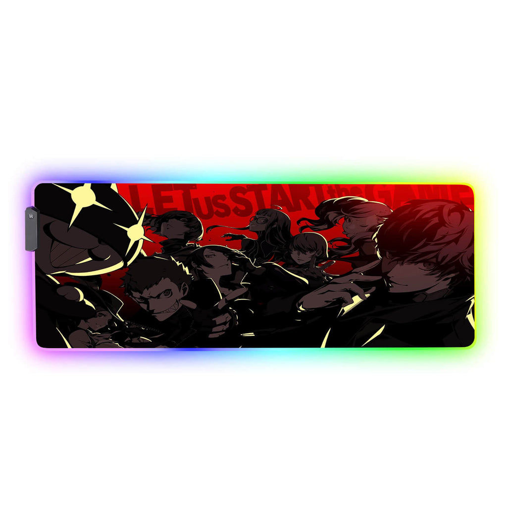 PERSONA 5 RGB Gaming Mouse Pad,hyperx mouse pads,keyboard laoptop mat ...