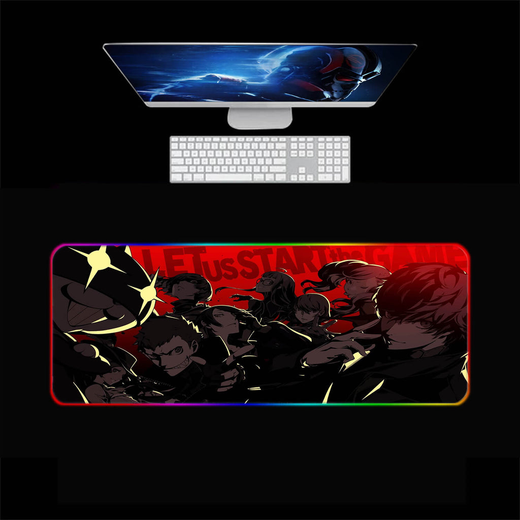 PERSONA 5 RGB Gaming Mouse Pad,hyperx mouse pads,keyboard laoptop mat ...