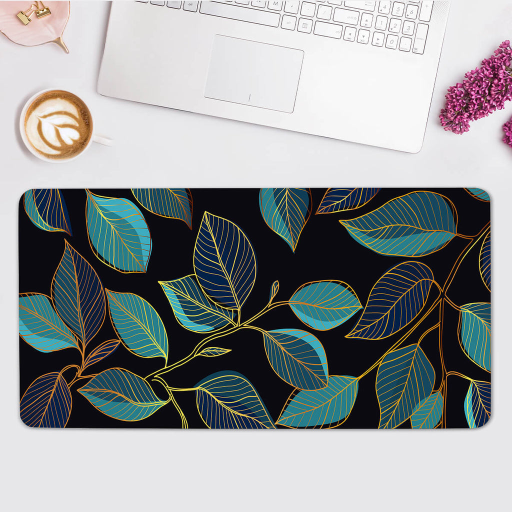 Colorful Leaves Mouse pad XXL(3 Versions),Office Desk Mat,Mouse Pad Mat ...
