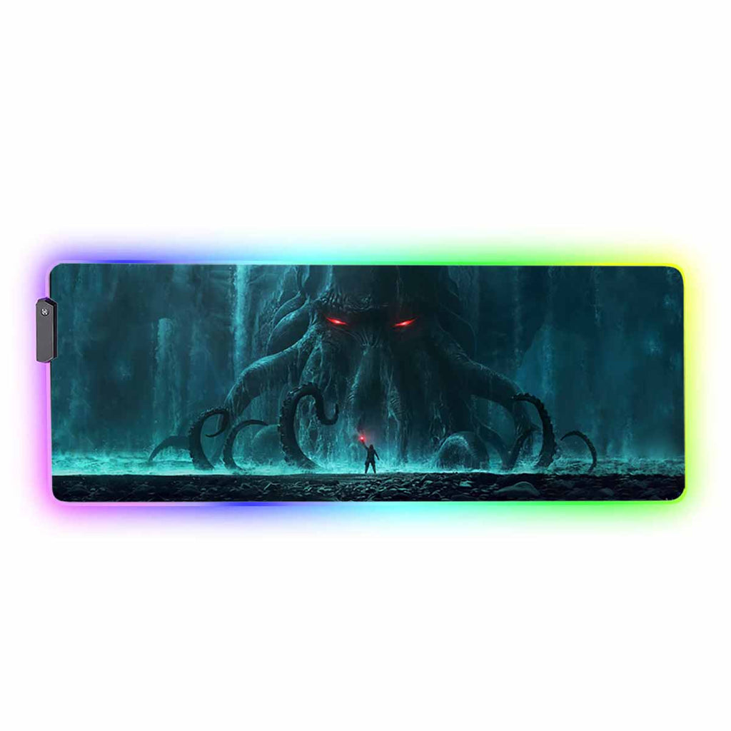 Cthulhu RGB Gaming Mouse Pad | DeskTheme