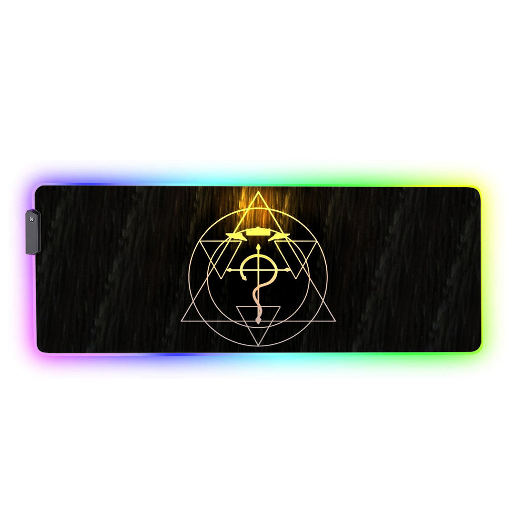 Fullmetal Alchemist RGB Gaming Mouse Pad(3 patterns) | DeskTheme