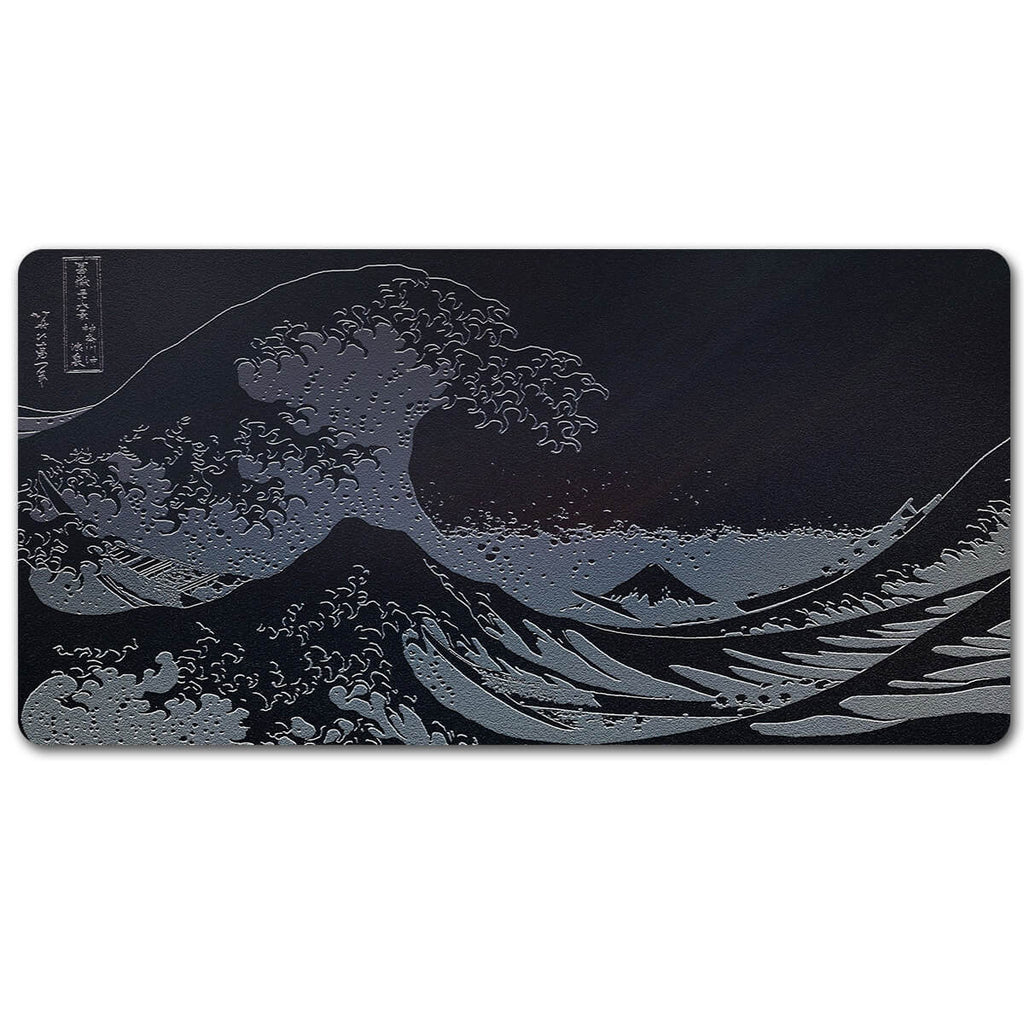Japanese Waves Desk Pad,Office Desk Mat,Mouse Pad Mat,Desktop pad ...