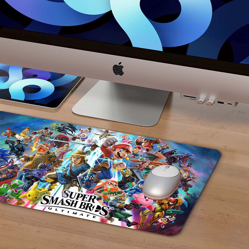 super smash bros,Office Desk Mat,Mouse Pad Mat,Desktop pad,Desktop Mat ...