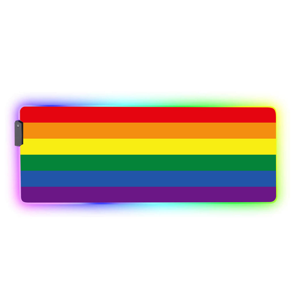 LGBT Pride RGB Gaming Mouse Pad(2 patterns) | DeskTheme