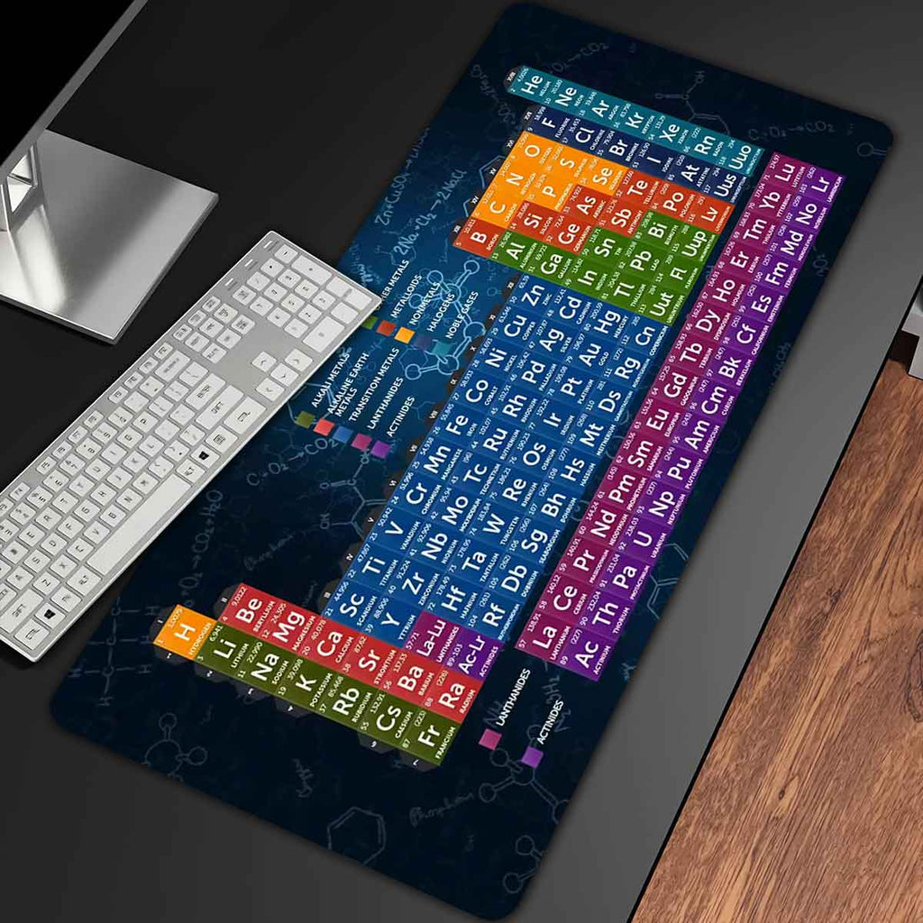Periodic Table Office Desk Mat,Mouse Pad Mat,Desktop pad,Desktop Mat ...