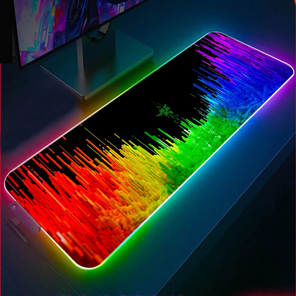 Razer Digital RGB Gaming Mouse Pad(3 patterns)desk décor,desk setup ...