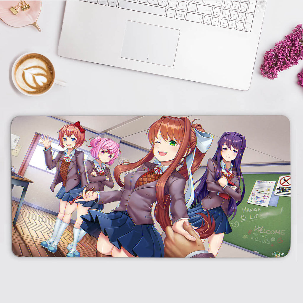Doki Doki Literature Club Desk Pad,Office Desk Mat,Mouse Pad Mat ...