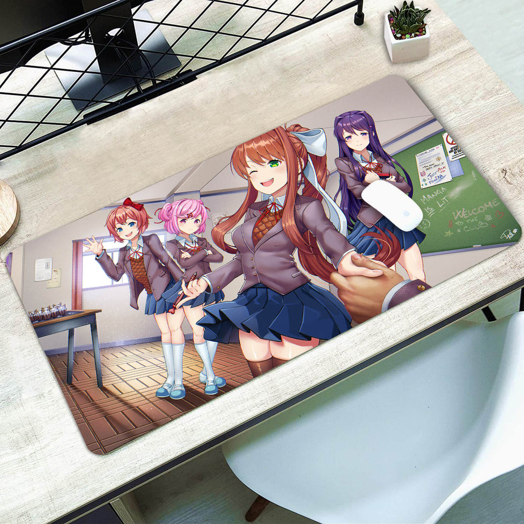 Doki Doki Literature Club Desk Pad,Office Desk Mat,Mouse Pad Mat ...