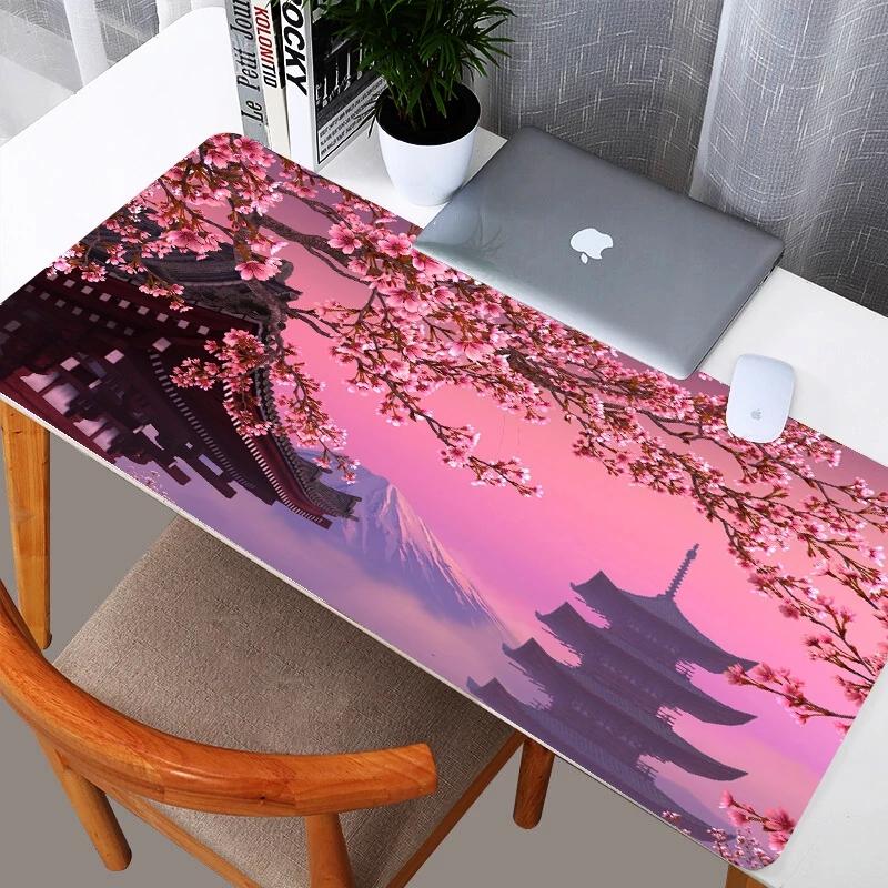 Japanese View Desk Pad,Office Desk Mat,Mouse Pad Mat,Desktop pad ...