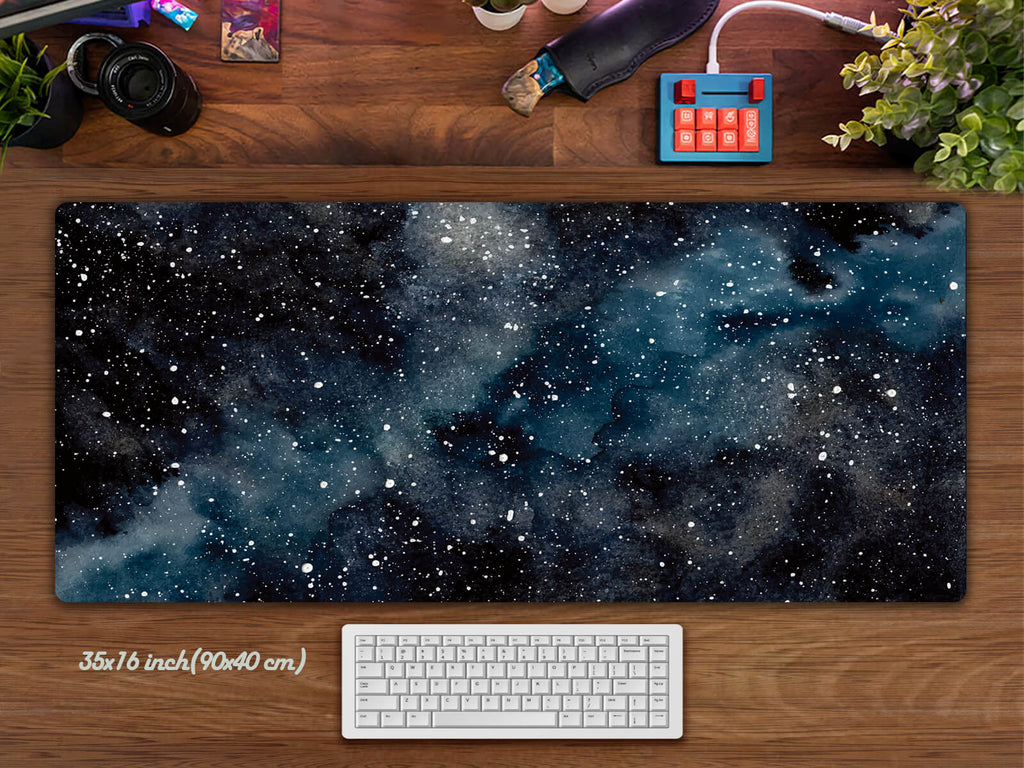 Space Star Desk Pad,Office Desk Mat,Mouse Pad Mat,Desktop pad,Desktop ...