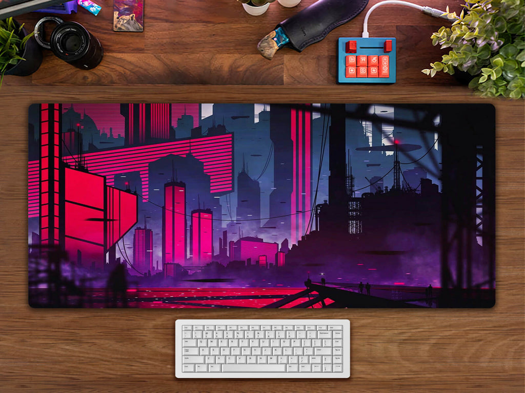 Cyberpunk Factory Desk Pad,Office Desk Mat,Mouse Pad Mat,Desktop pad ...