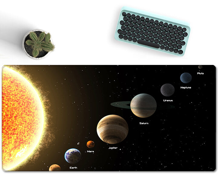 Planet Desk Pad,Office Desk Mat,Mouse Pad Mat,Desktop pad,Desktop Mat ...