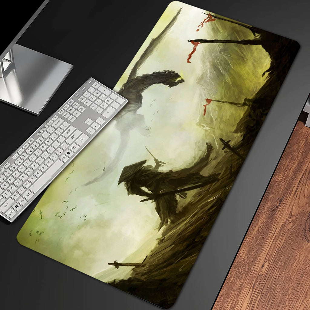Samurai&Dragon Mouse pad XXL(3 Versions),Office Desk Mat,Mouse Pad Mat ...