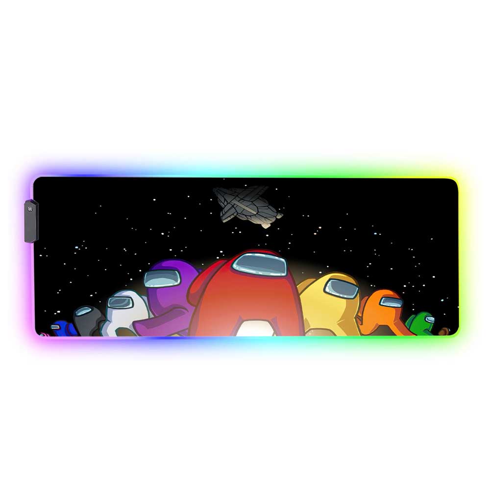 Among Us 02 RGB Gaming Mouse Pad | DeskTheme